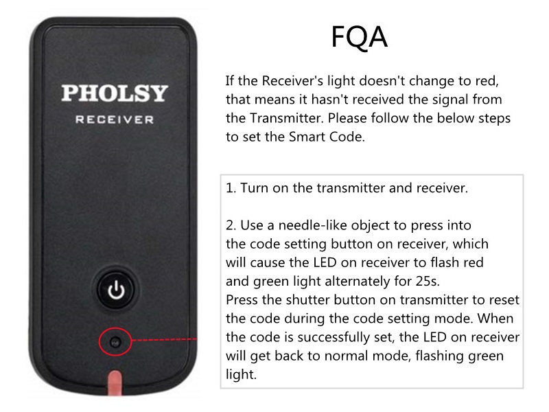 PHOLSY Wireless Camera Remote Release Control Intervalometer and HDR for Nikon Z8, Z9, Z7, Z6 ...