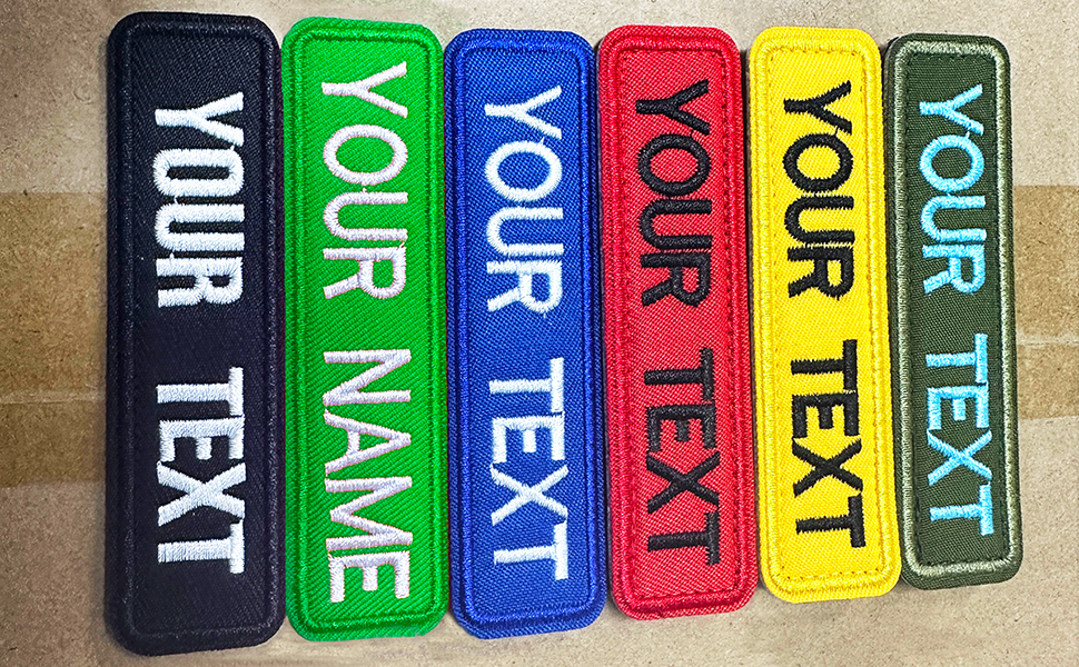 Amazon.com: 2PCS Custom Name Patch, Personalized Rocker Patch, Embroidered Patches for Rider ...