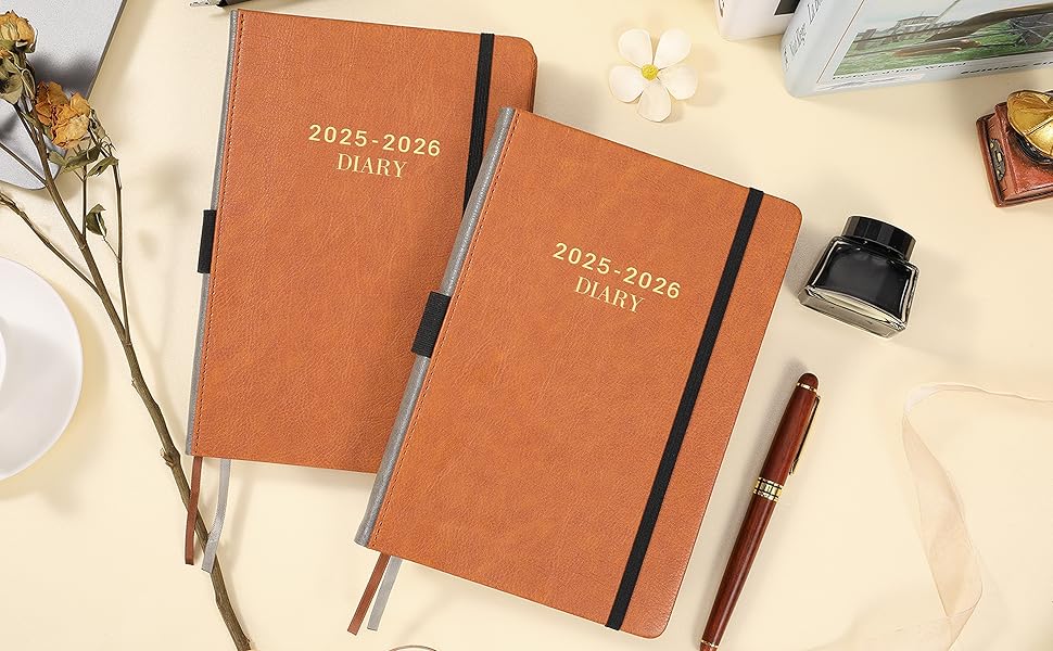 Amazon.com : 2025-2026 Diary - Daily Planner 2025-2026, July 2025 - June 2026 Appointment Book ...