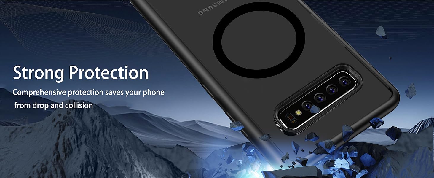 Amazon.com: Guizzcg for Samsung Galaxy S10 Plus Magnetic Case (6.4-inch) [Compatible with ...