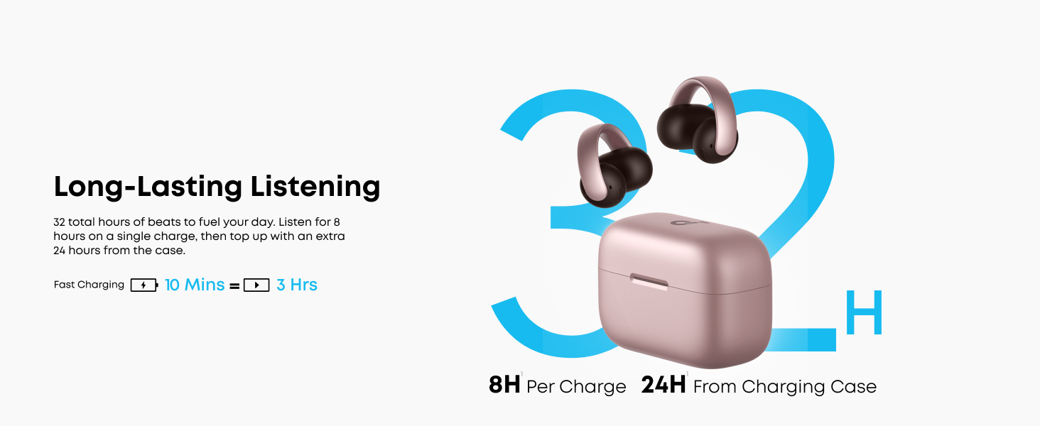 Amazon.com: Soundcore AeroClip by Anker, Open-Ear Earbuds, Clip-On Headphones, Adaptive Comfort ...