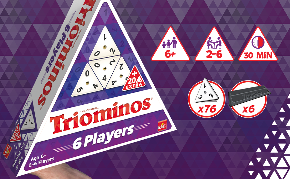Triominos - Jeu de Société pour Enfants dès 6 ans - Jeu de Dominos ...