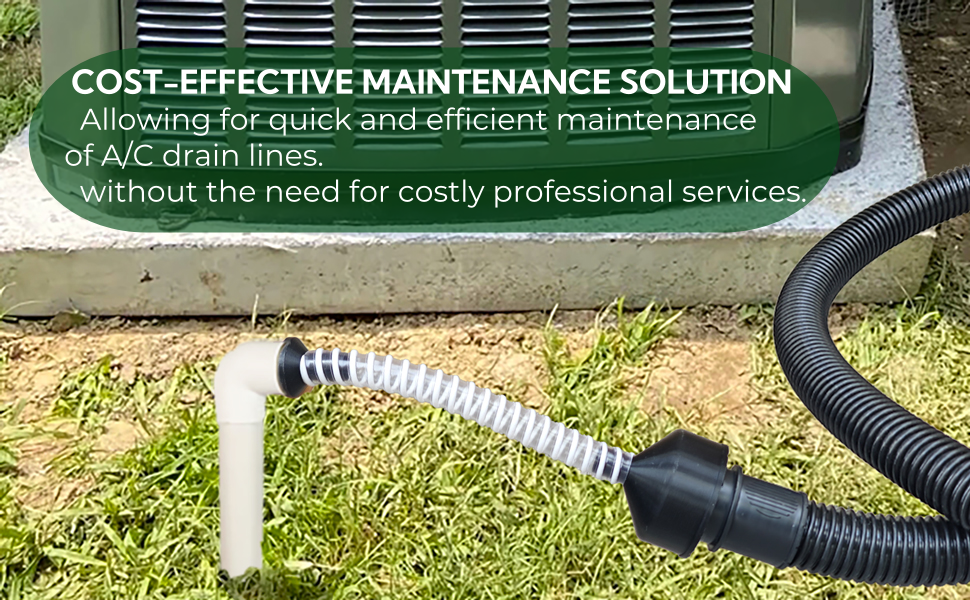Amazon.com: A/C Drain Lines Cleaner Tool: Easy - Use, Fits Most Sizes ...