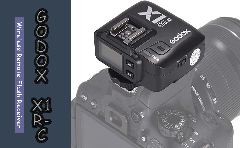 GODOX X1R-C TTL 1/8000s Wireless Remote Flash Receiver Shutter Release for EOS Cameras GODOX X1T ...