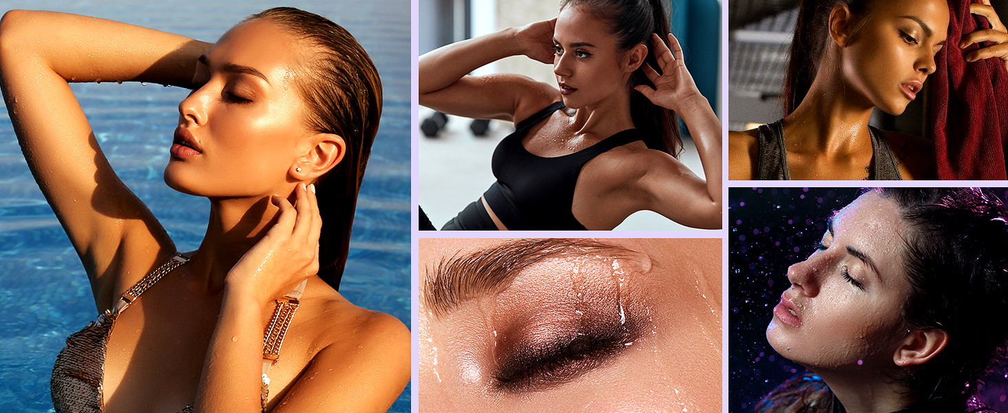 Amazon.com : Jolilab Eyeshadow Stick Set, 2 Colors Matte Professional Bright-Colored Contouring ...