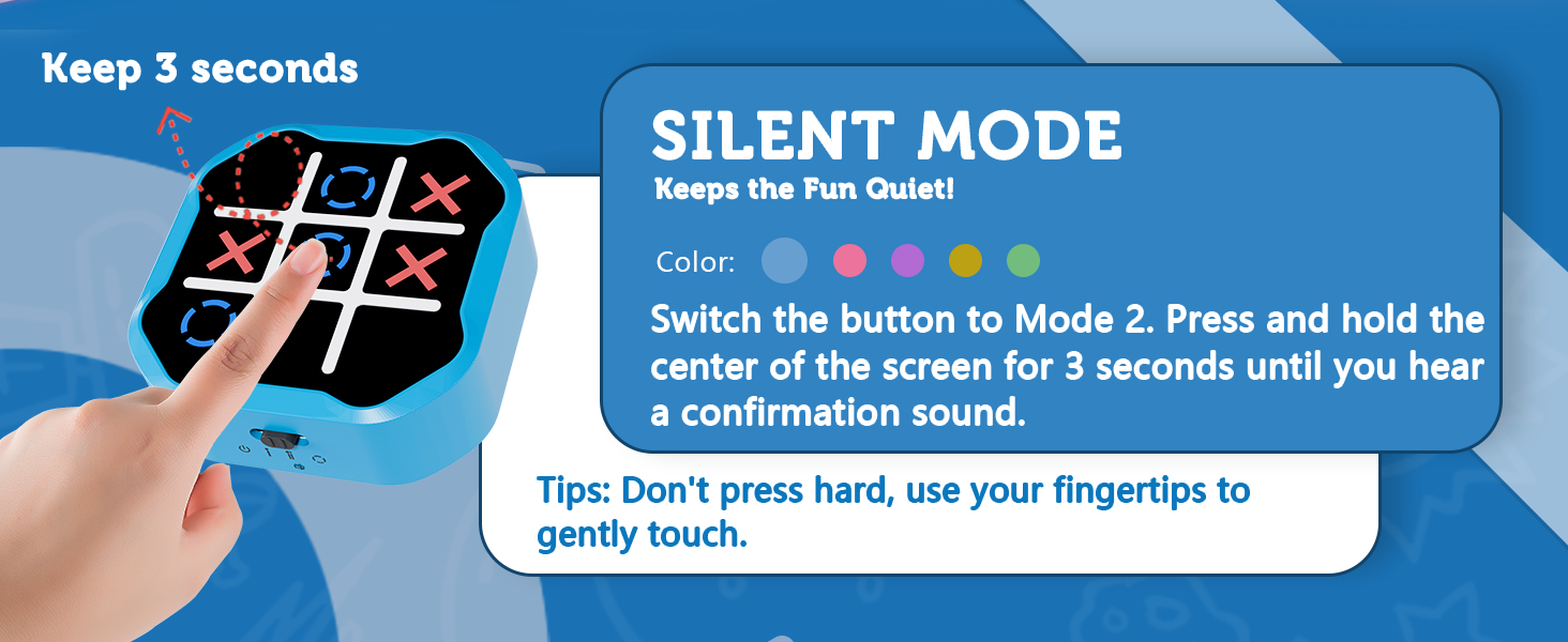 Amazon.com: MASSRT 3 in 1 Electronic Tic Tac Toe Game, Handheld Digital ...