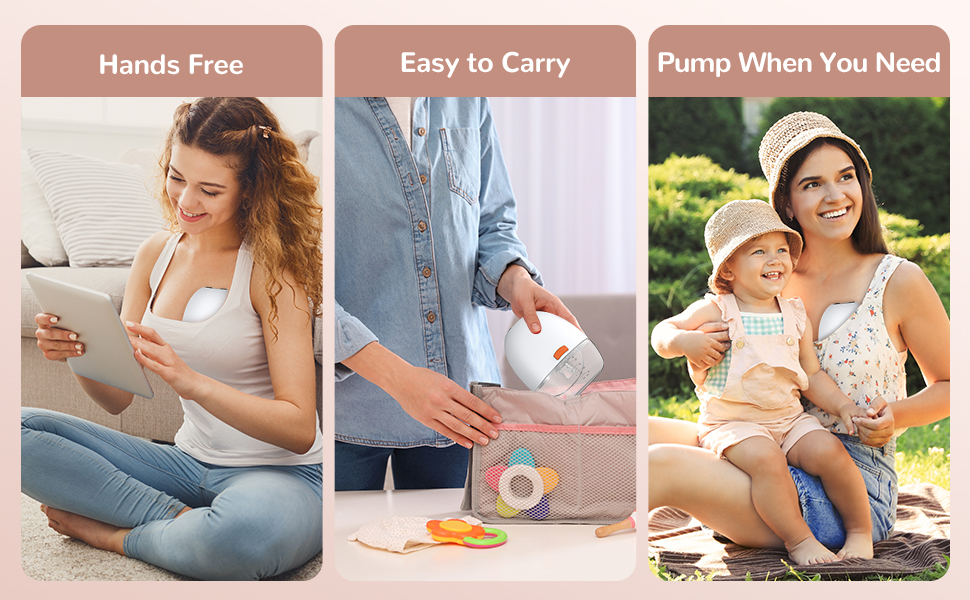 Amazon.com: Wearable Breast Pump Hands Free, LCD Display, 4 Modes and 9 Levels, Low Noise and ...