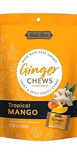 Amazon.com : Bali's Best Ginger Chews - Soothing Turmeric Flavor (3 ...