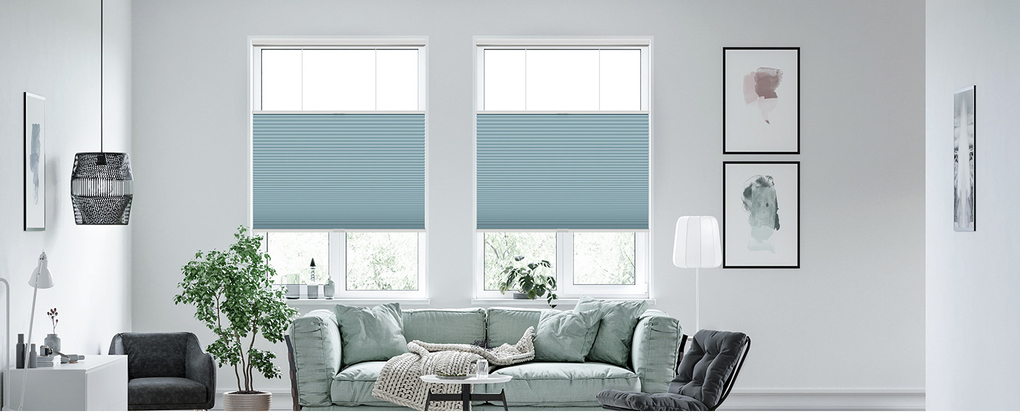 Amazon.com: Changshade Custom Top Down Bottom Up Blackout Cellular Shades, Cordless Room ...