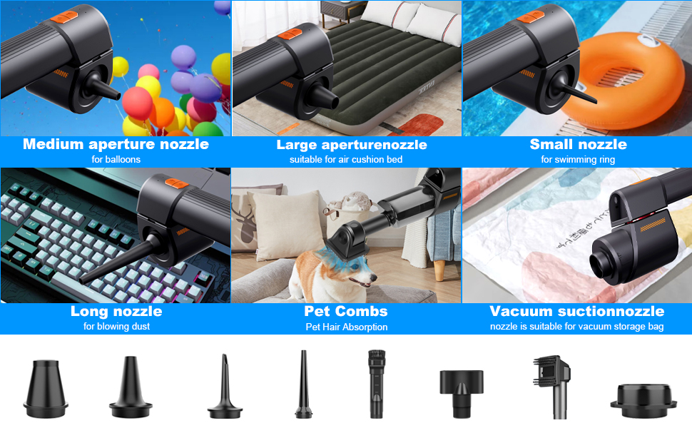 Amazon.com: Hombees Car Vacuum Cleaner High Power 20000PA 3-Speed Adjustable Brushless Motor ...