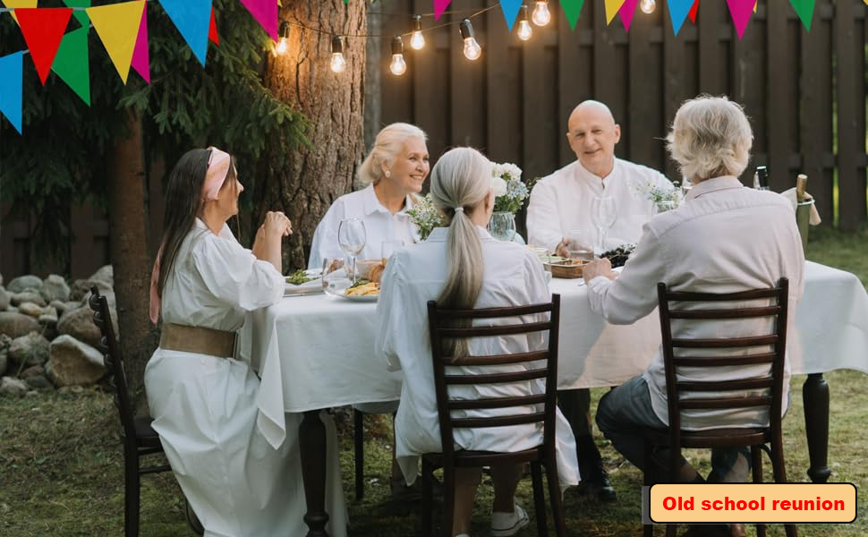 Amazon.com: Colorful Pennant Banner Flags Qifuyeah 300pcs Multicolor ...