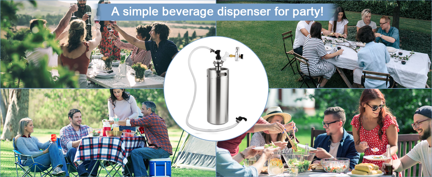 Amazon.com: MRbrew 5 FT Ball Lock Beer Line Assembly Kit, 3/16" Liquid ...