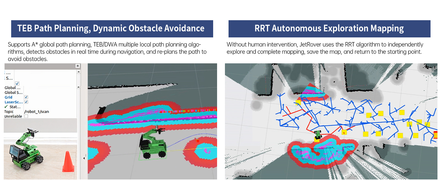 Amazon.com: HIWONDER Robot Car with ChatGPT Large AI Model ROS2 ROS1 Education Lidar SLAM ...