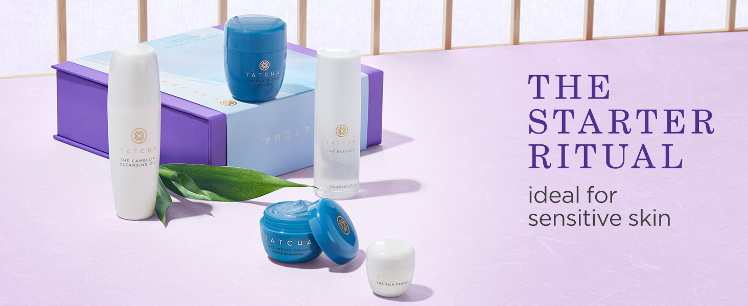 Amazon.com: Tatcha The Starter Ritual Set - Soothing for Sensitive Skin | 2 Week Introductory ...