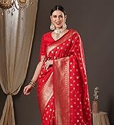 Buy AKHILAM Women's Black Heavy Georgette Sequence Work Saree With Unstitched Blouse Piece ...