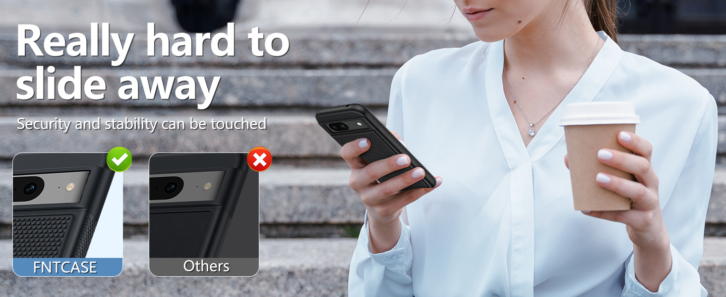 FNTCASE for Google Pixel 8A Case: Dual Layer Protective Heavy Duty Cell Phone Cover Shockproof ...