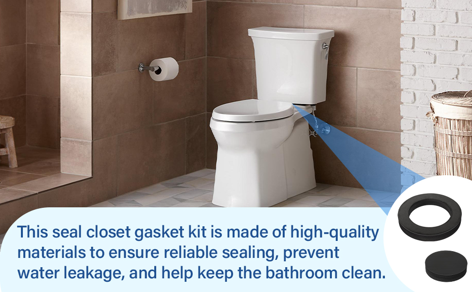 Amazon.com: Neoprene Toilet Gasket, Z1200 Neo-Seal Closet Gasket Kit Toilet Seal for Wall ...