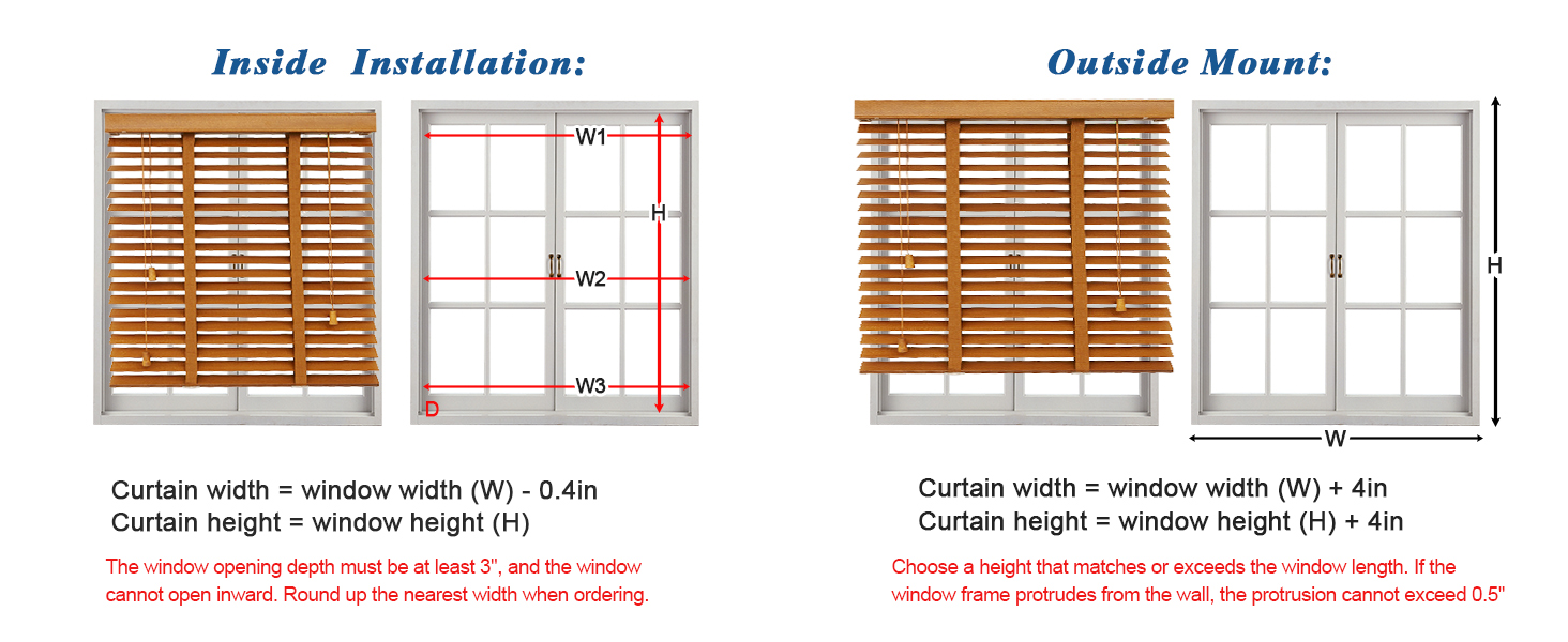 Amazon.com: EVOZEN Faux Wood Blinds 2 Inch Cordless, Room Darkening ...