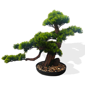 Amazon.com: Artificial Bonsai Tree 17 Inches Artificial Bonsai Pine Tree，Realistic Fake Plant ...