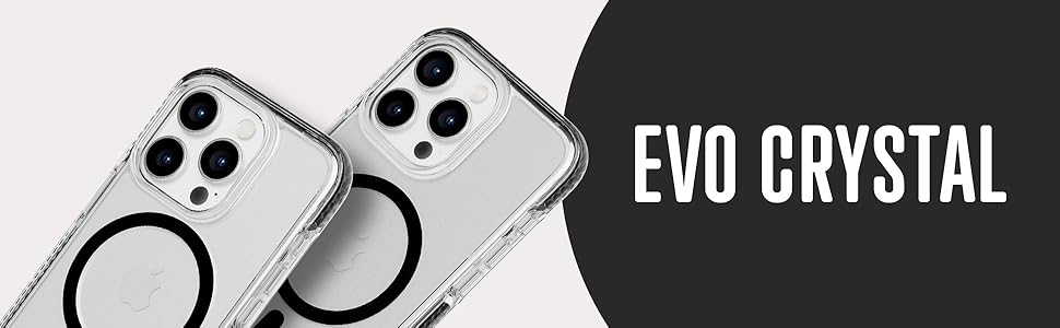 Amazon.com: Tech21 Evo Crystal for iPhone 15 /16e - Compatible with MagSafe - Impact Protection ...