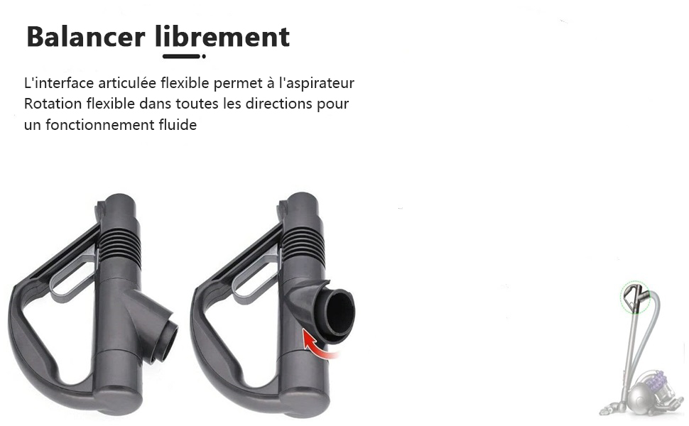 Poignée de remplacement compatibilité pour dyson aspirateurs DC19 DC23 DC26 DC29 DC32 DC36 DC37 ...
