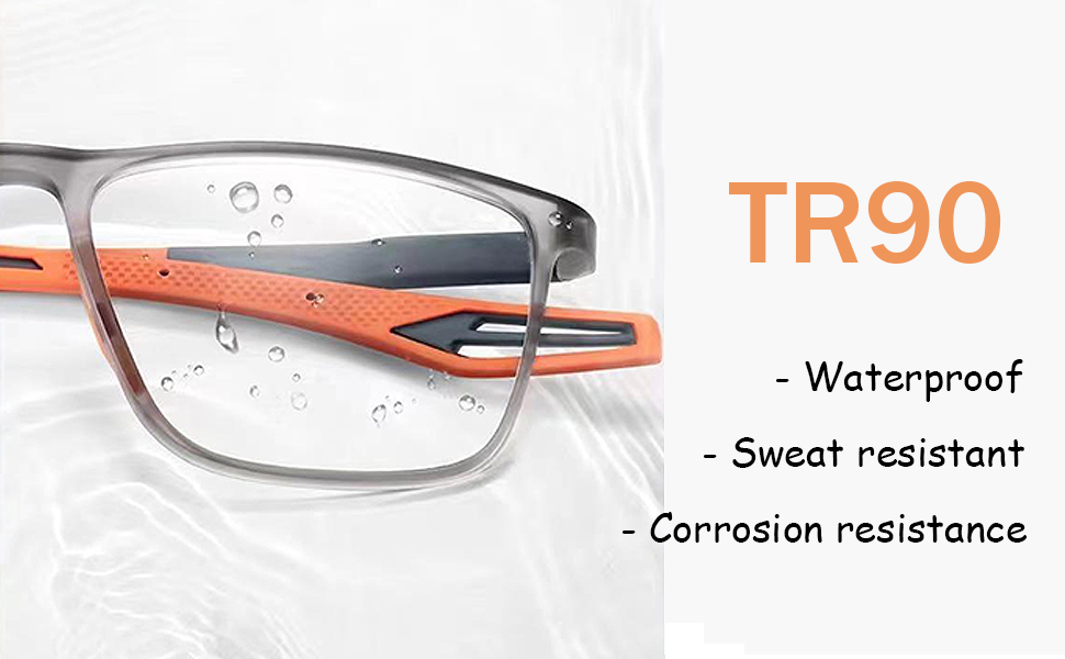 Amazon.com: Hubeye 3 Pairs TR90 Sports Reading Glasses for Men and Women Ultralight Flexible ...