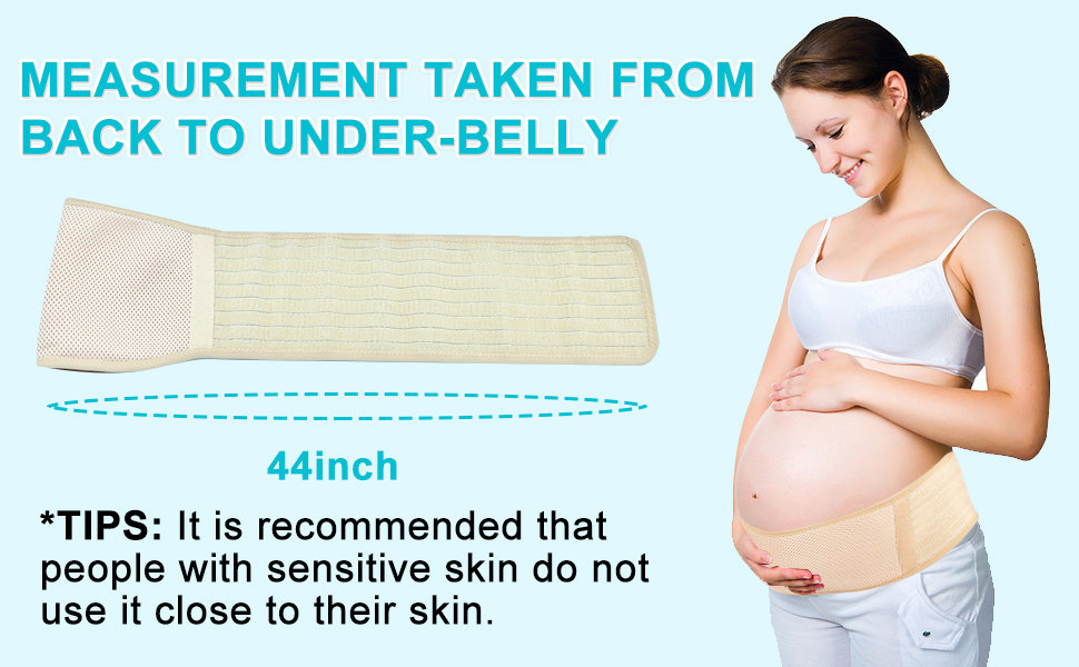 Amazon.com: ACCUBIO Pregnancy Belly Support, Maternity Belly Band for Pregnant Women, Pelvic ...
