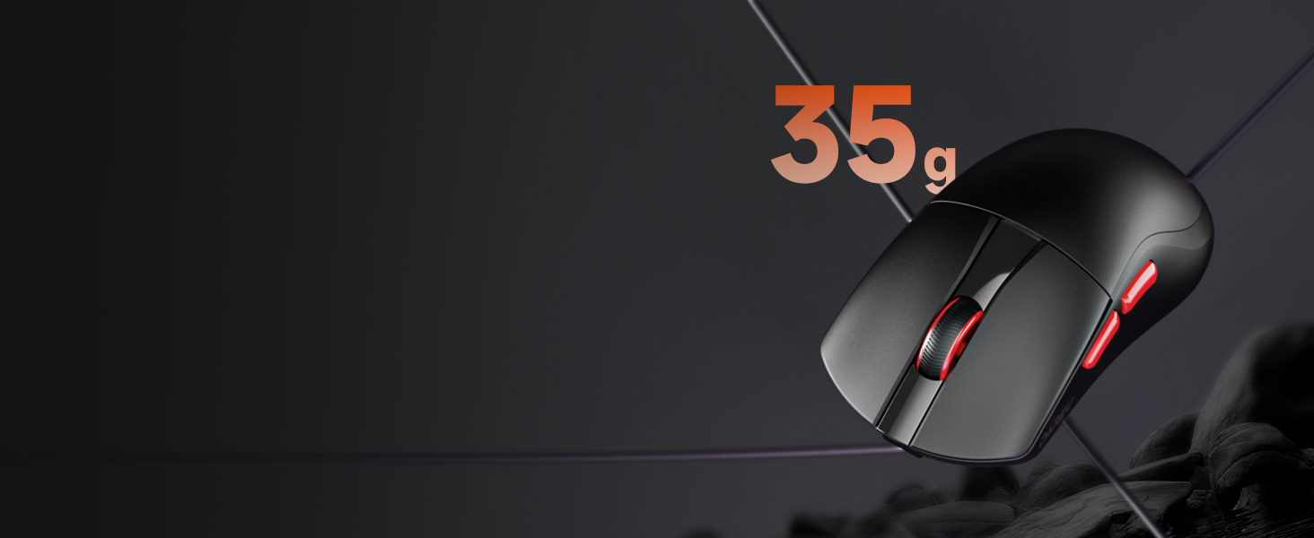 Amazon.com: DAREU A950 Wing 8K Lightweight Wireless Gaming Mouse 1.23oz (35g), Custom PAW3950 ...