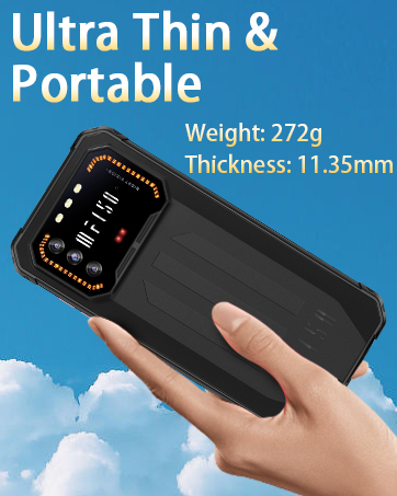 IIIF150 Air1 Pro Rugged Smartphone, [12GB + 128GB] 6.5" FHD+ Unbreakable Mobile Phones, 48MP ...