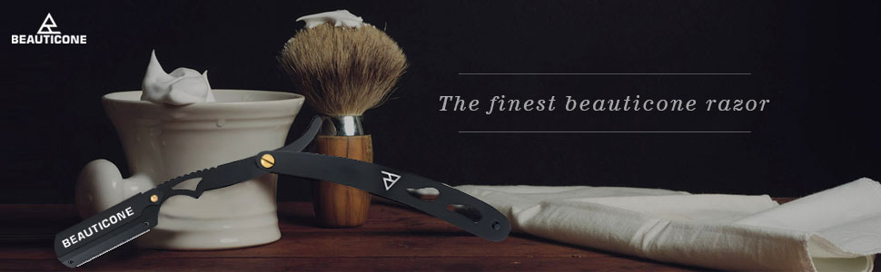 Amazon.com: BEAUTICONE Straight Razors for Men, Straight Edge Razor ...