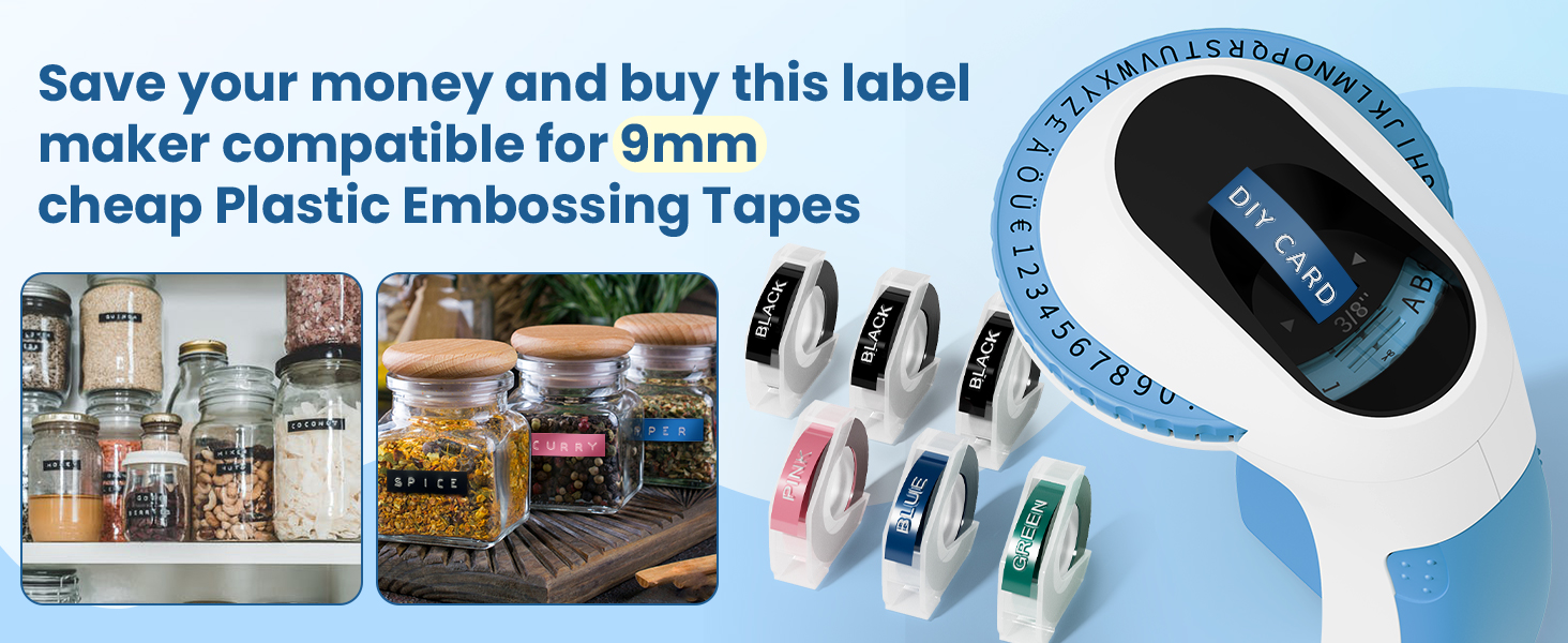 Label Maker Machine, E975 Embossed Label Maker Handheld, Vintage ...