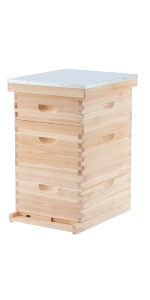 Amazon.com: CREWORKS Bee Hive, 4 Layer Beehive Bee Box, Bee Keeping Supplies Starter Kit for ...