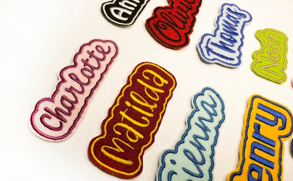 Amazon.com: Personalized Photo or Logo Patch Multi Shape Embroidery, Custom Embroidered Sew On ...