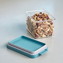 Mepal Food Storage Containers 3-Piece Set - Storage Boxes with Lids ...