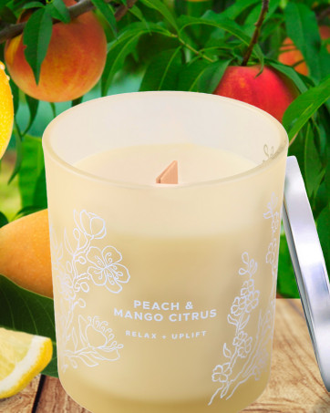 Amazon.com: Pear Freesia & English Rose Scented Candle - Refreshing Roses Candles - Long Lasting ...