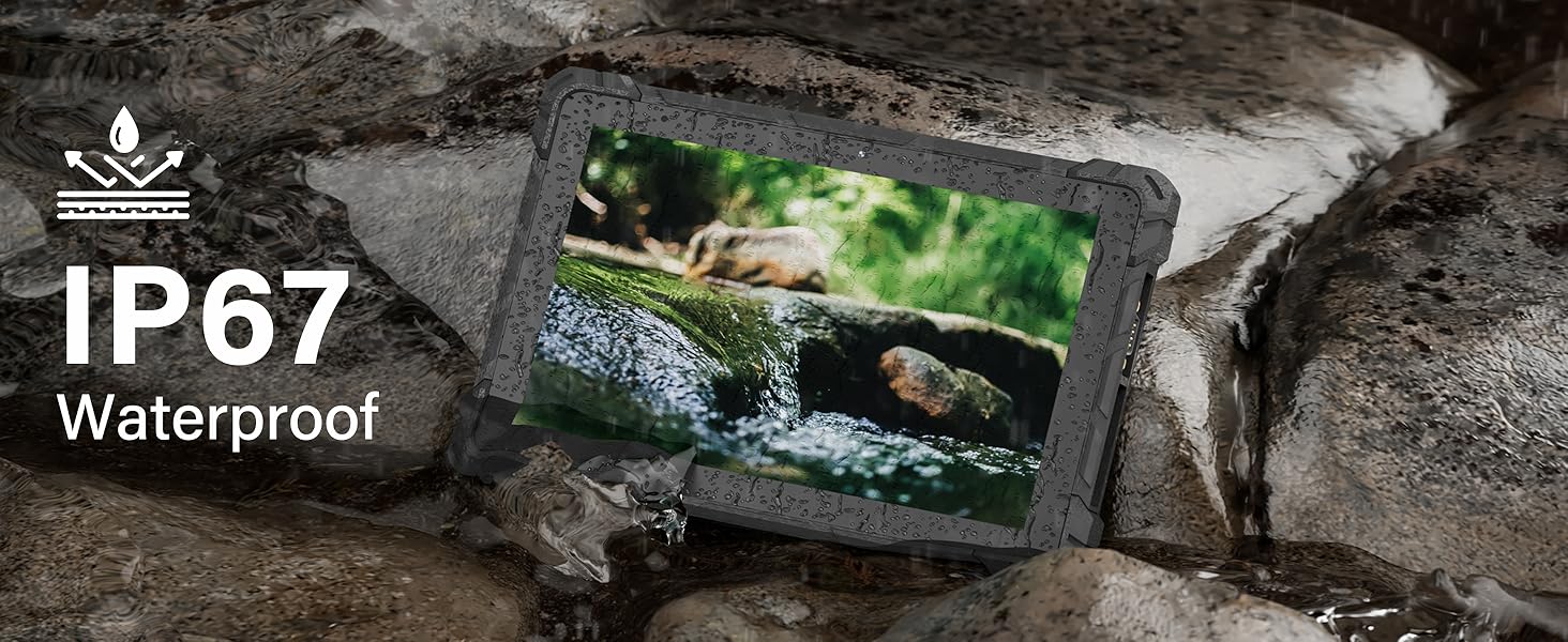 Amazon.com : HIGOLEPC Rugged Tablet,12th Gen N100 Windows Tablet, Win 11 Pro 16GB RAM 256GB ROM ...