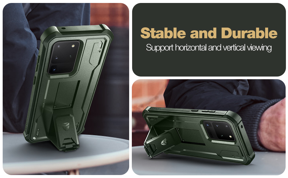 Amazon.com: Dexnor Full Body Case for Samsung Galaxy S20 Ultra/6.9 inches,[Built in Screen ...