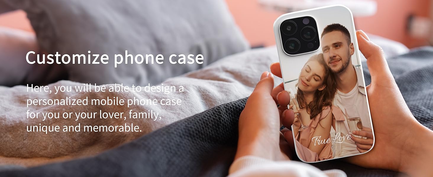 Amazon.com: Easycosy Personalized Picture Phone Cases for 15 14 13 12 11 Pro/Max/Mini XR X Xs ...