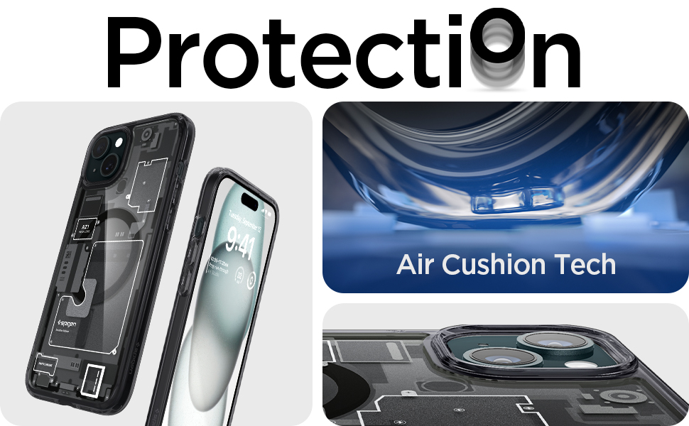 Amazon.com: Spigen Ultra Hybrid MagFit Direct Digital Printing Case for iPhone 15/14/13 [Custom ...