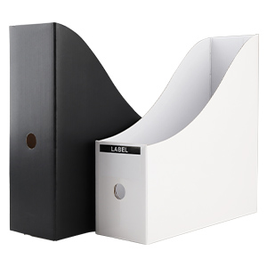 ZEEREE 10 Pièce Porte Revues A4 en Papier Kraft, 9 CM Solide Porte-Revues Boîte de Rangement de ...