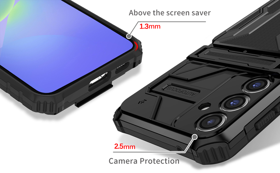 Amazon.com: Niuuro for Samsung Galaxy A36 A56 5G Wallet Case with Credit Card Holder Stand ...