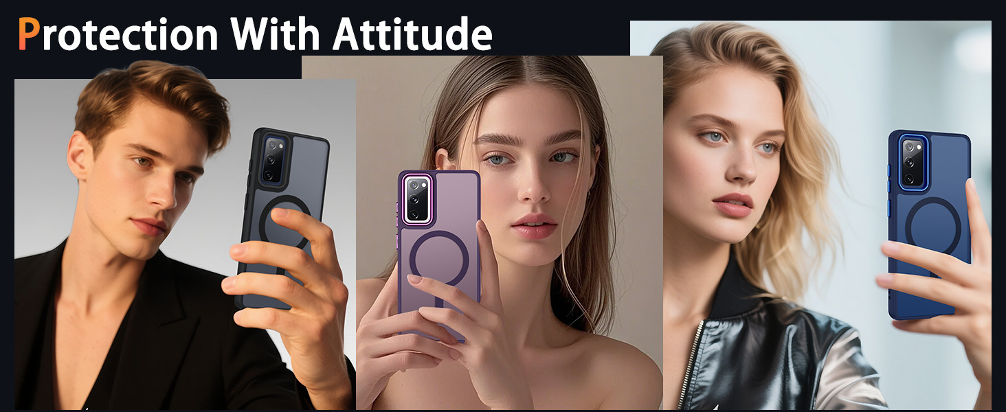 Amazon.com: DUEDUE for Samsung Galaxy S20 FE Case Magnetic[Compatible with Magsafe], Translucent ...