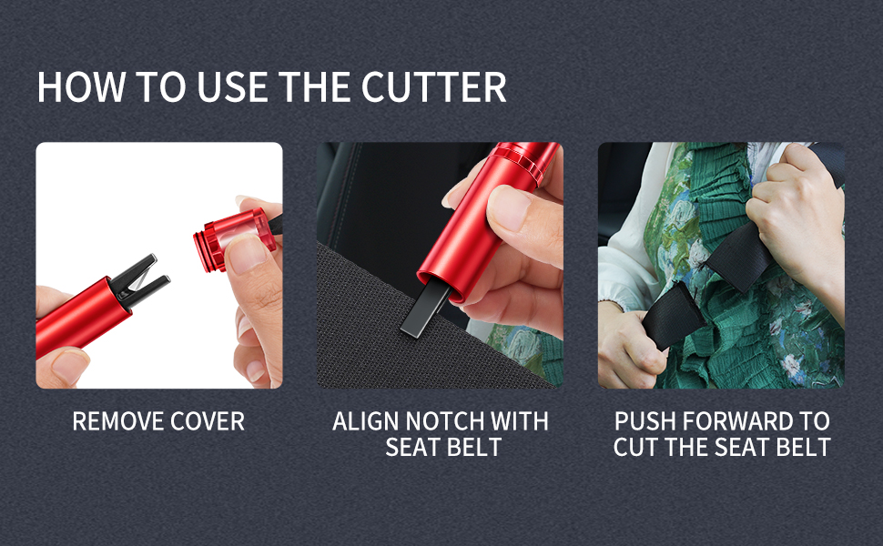 Amazon.com: Emergency Car Window Breaker, Car Spring Loaded Window Punch, Essential Window ...