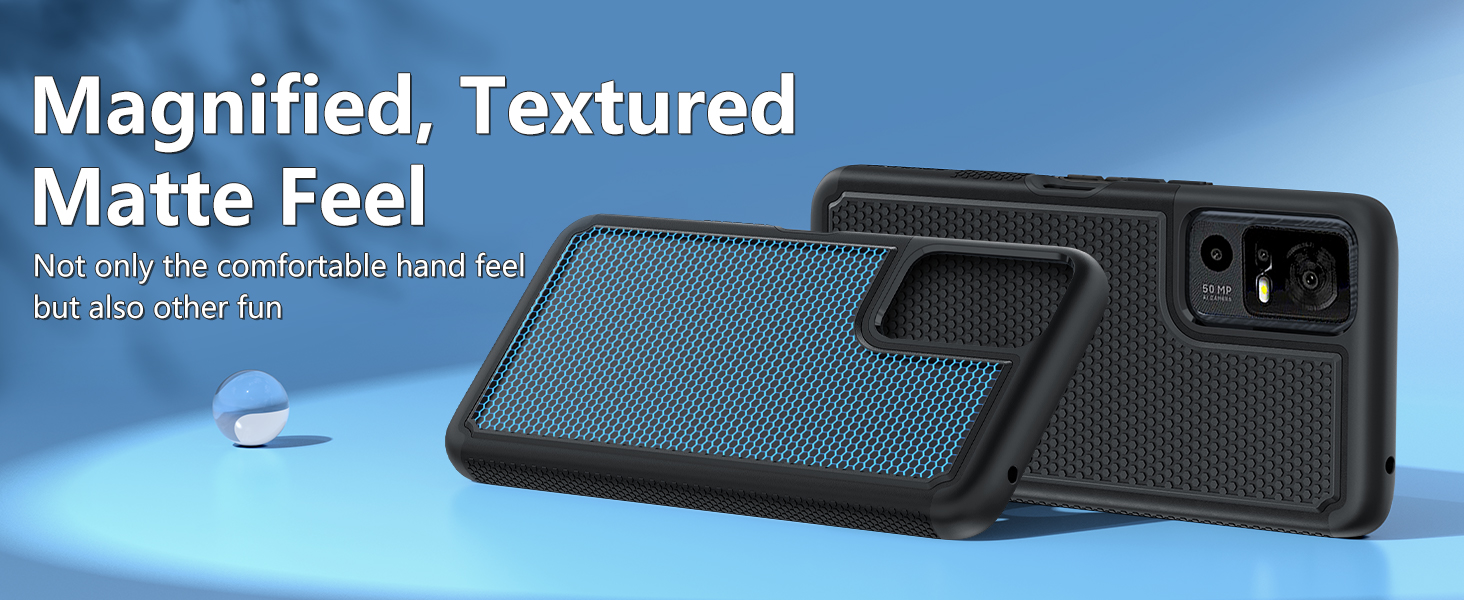 Amazon.com: FNTCASE for TCL 40-XE 5G Case: Dual Layer Matte Textured Phone Case Shockproof ...