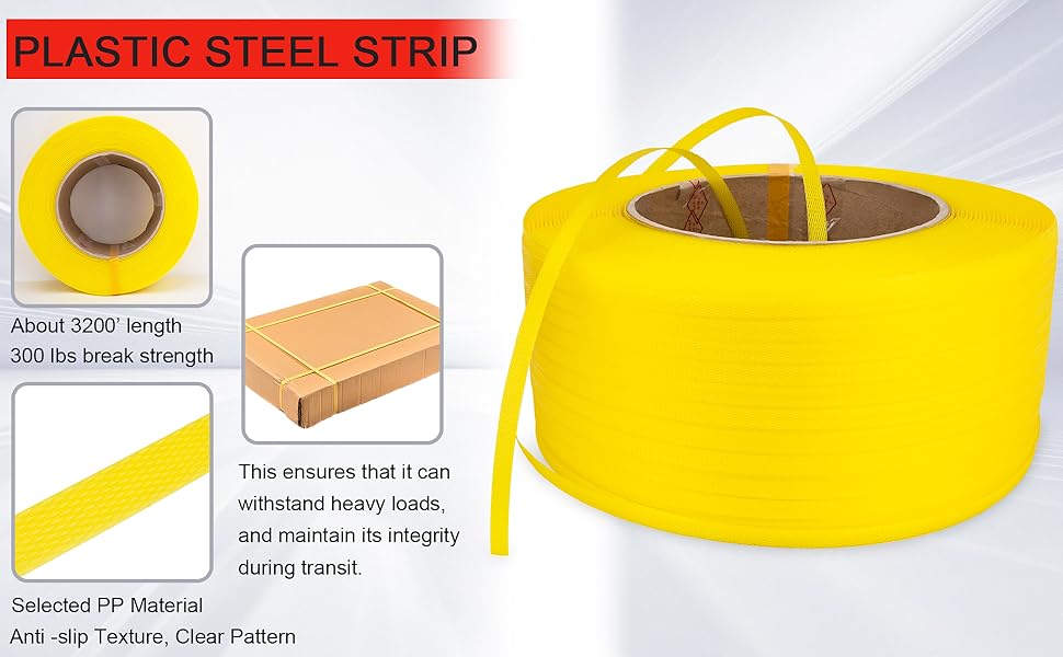 Amazon.com: Banding Strapping Kit, Pallet Strapping Kit, Poly Strapping Kit, Plastic Strapping ...