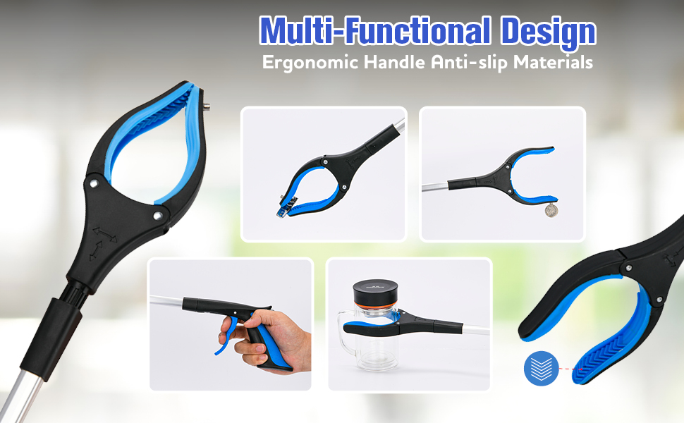 Amazon.com: 6-Pack 32inch Upgrade Foldable Grabber Reacher Tool, Reacher Grabber Pickup Tool ...