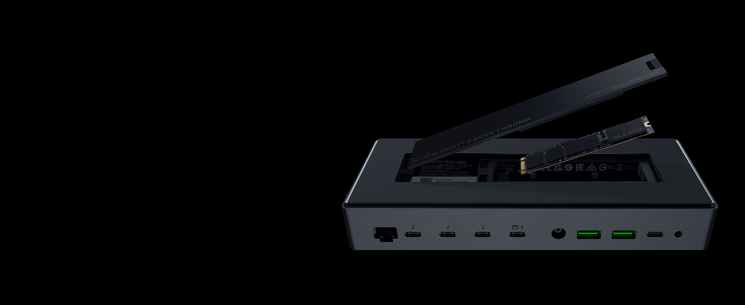 Amazon.com: Razer Thunderbolt 5 Dock Chroma: 10 Port Docking Station ...