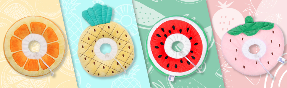 ANWA Adjustable Cat Cone Collar Soft, Cute Cat Donut Collar After ...