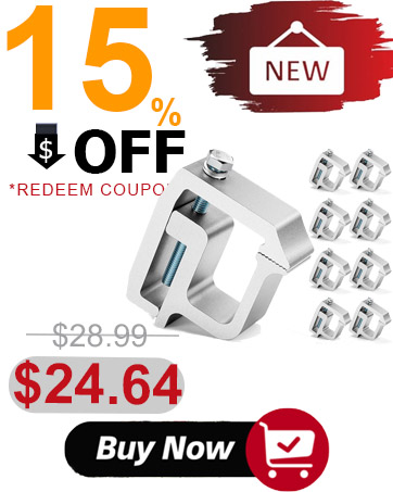 Amazon.com: moveland Truck Cap Mounting Clamps - Heavy Duty Camper ...