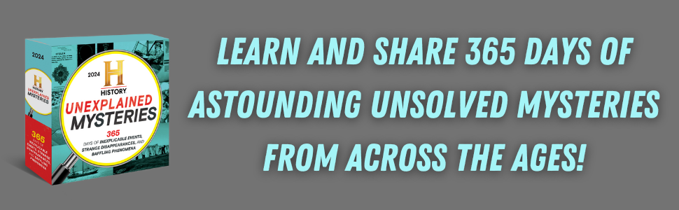 Amazon.com: 2024 History Channel Unexplained Mysteries Boxed Calendar: Inexplicable Events ...